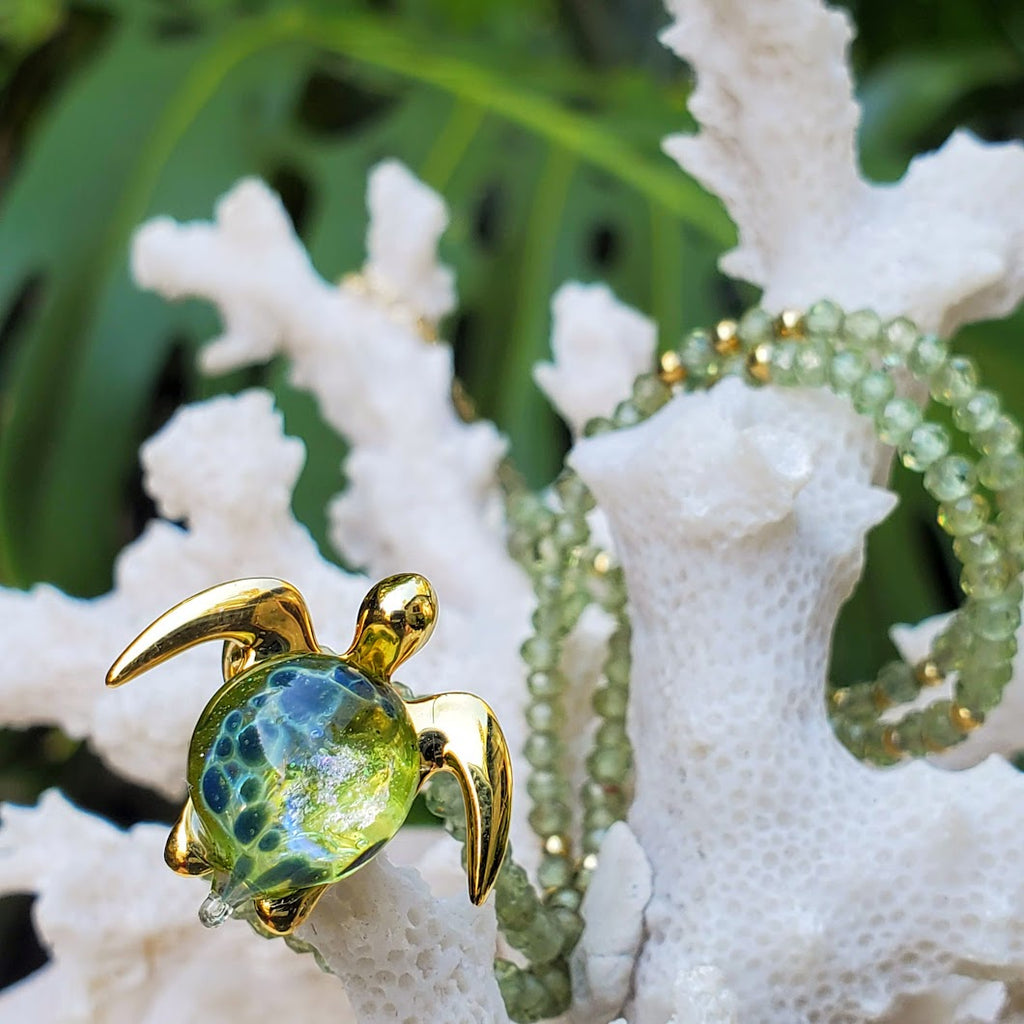 Kalele Green Apatite Gemstone Necklace – The Honu Collection